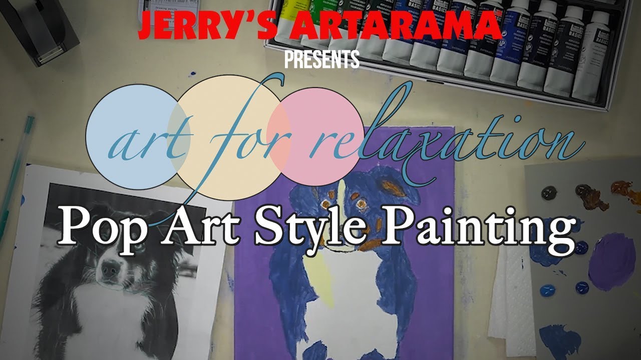 Art for Relaxation - Pop Art Style Painting - YouTube
