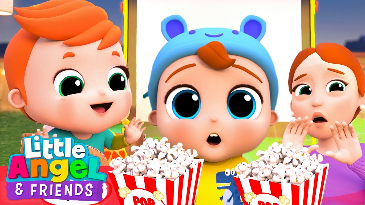 Backyard Movie Theater | Little Angel And Friends Kid Songs - YouTube