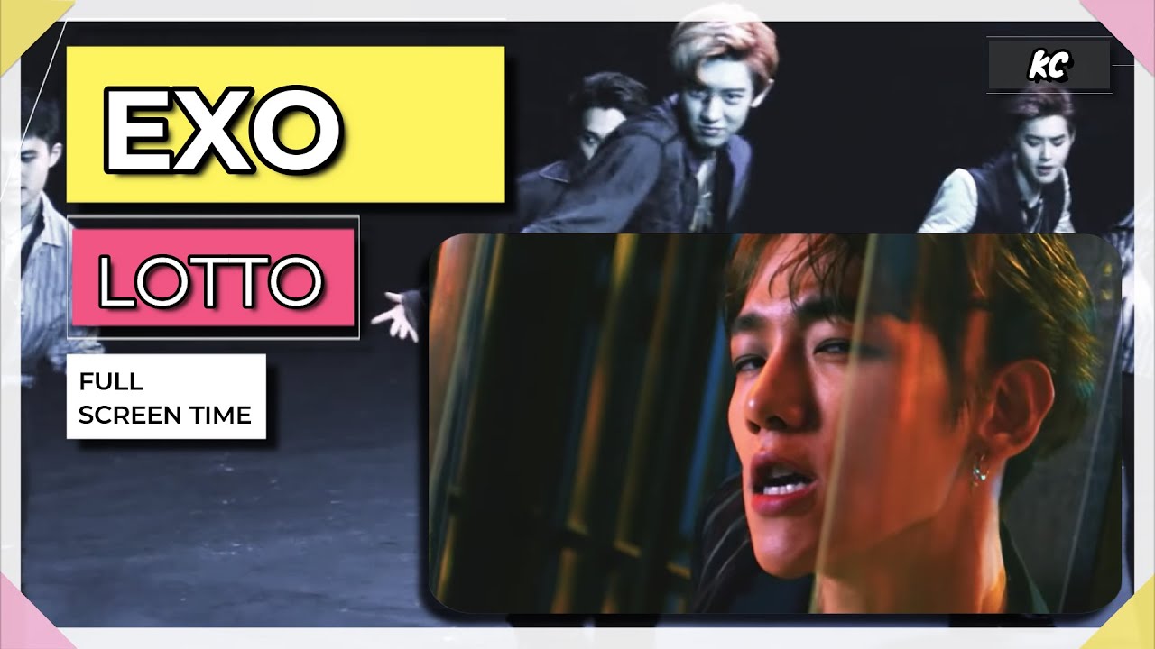EXO Lotto - Full Screen Time Distribution [Color Coded] - YouTube