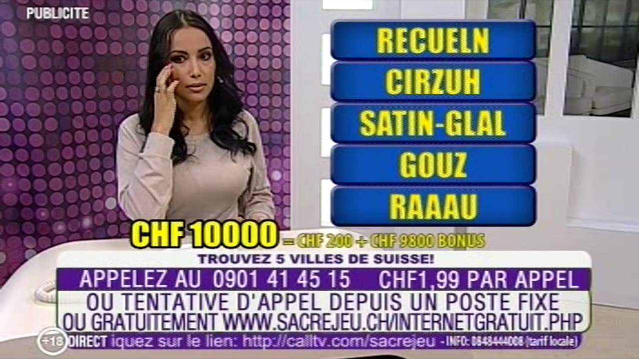 Sacré Jeu présenté par Audrey Cornardeau - YouTube