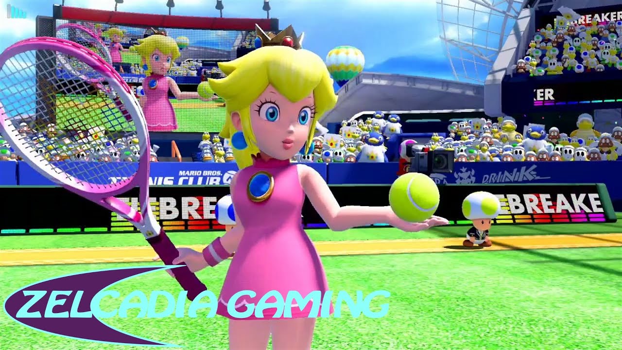 Mario Tennis Aces - Character Request! Peach vs Peach on Ladders ...