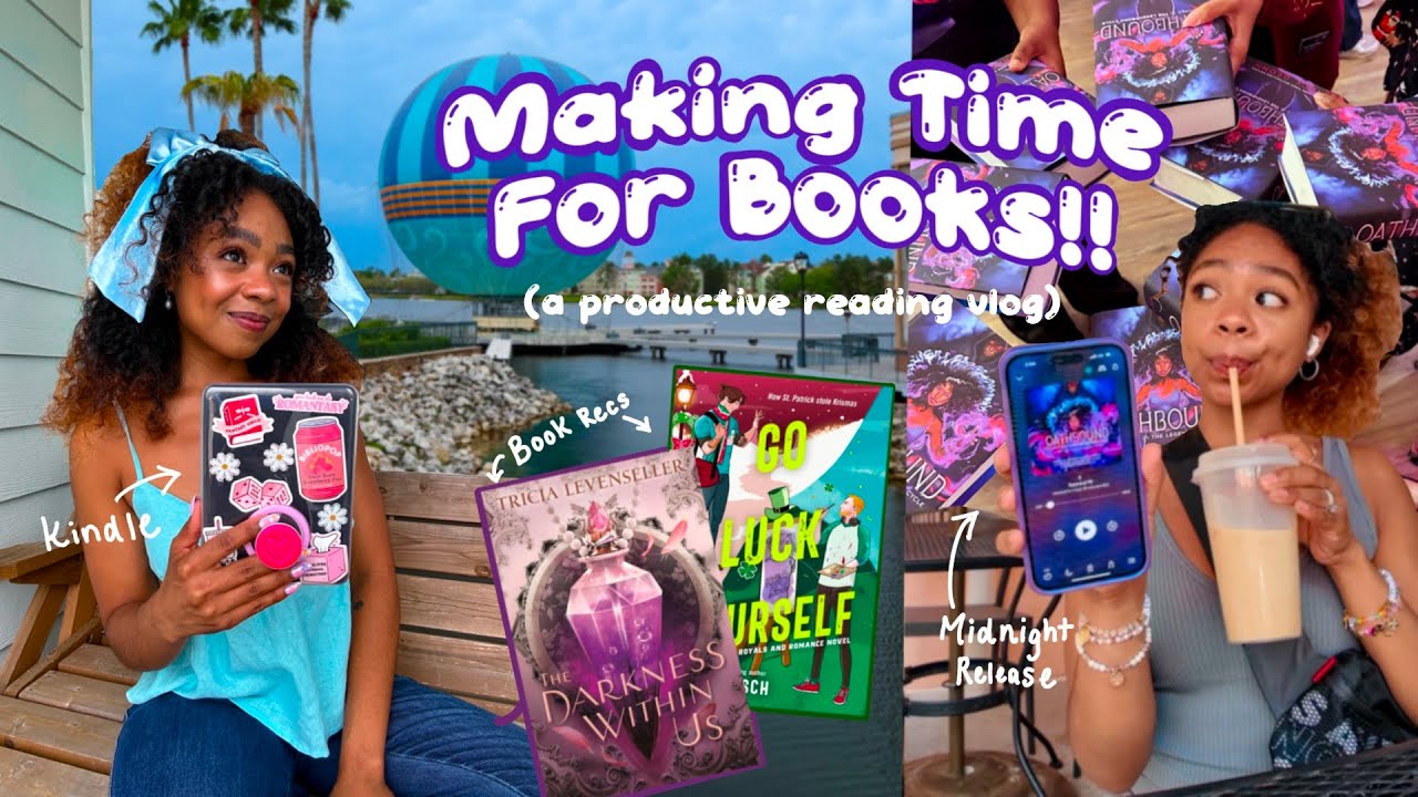 How I Make Time for BOOKS *a productive reading vlog* - YouTube