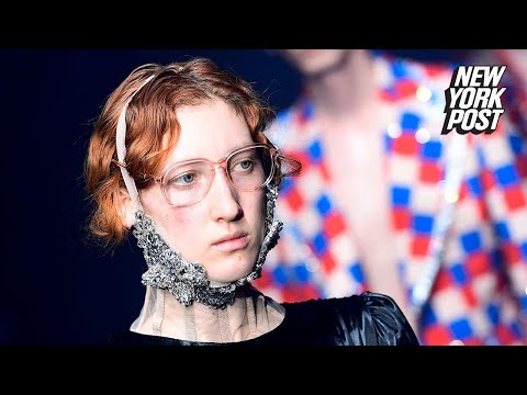 Gucci wants women to wear bedazzled beards | New York Post