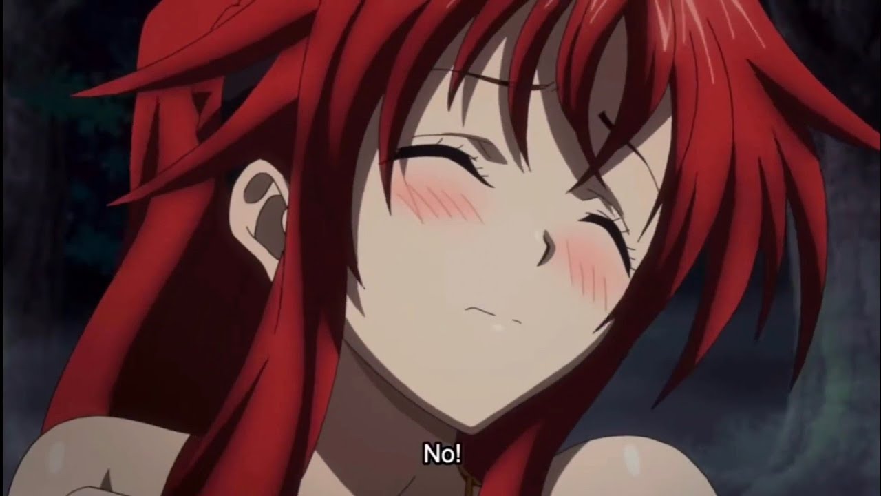 Issei gets his balance breaker #highschooldxd after pressing Rias b**bs ...