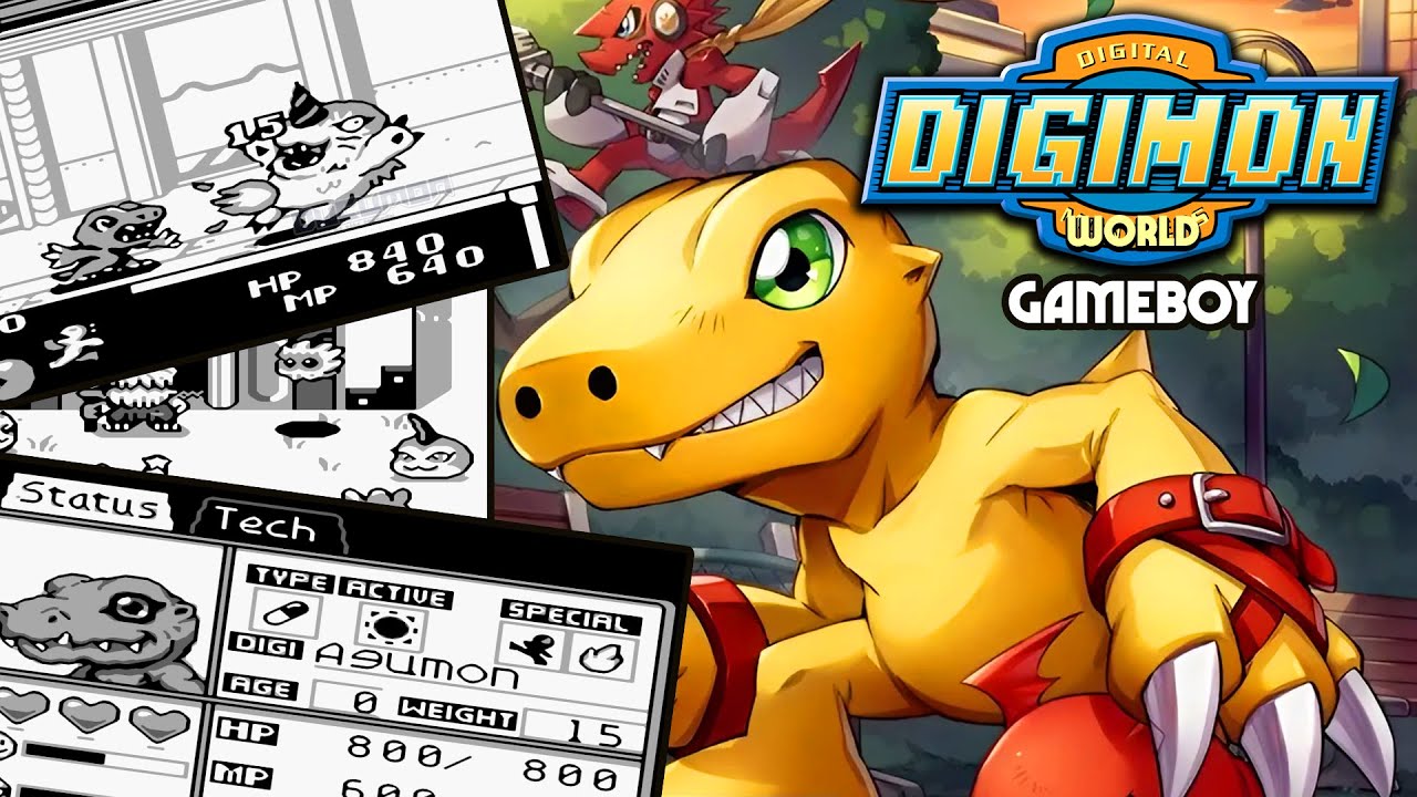Digimon World GB - Demake Project of Digimon World on Gameboy by Game ...