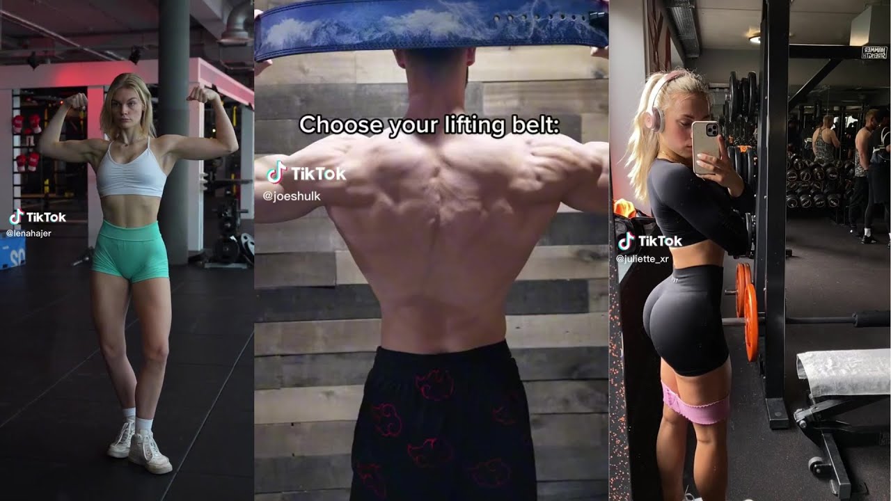 4 Minutes of Ripped Guys and Gals. Relatable Tiktoks/Gymtok Compilation ...