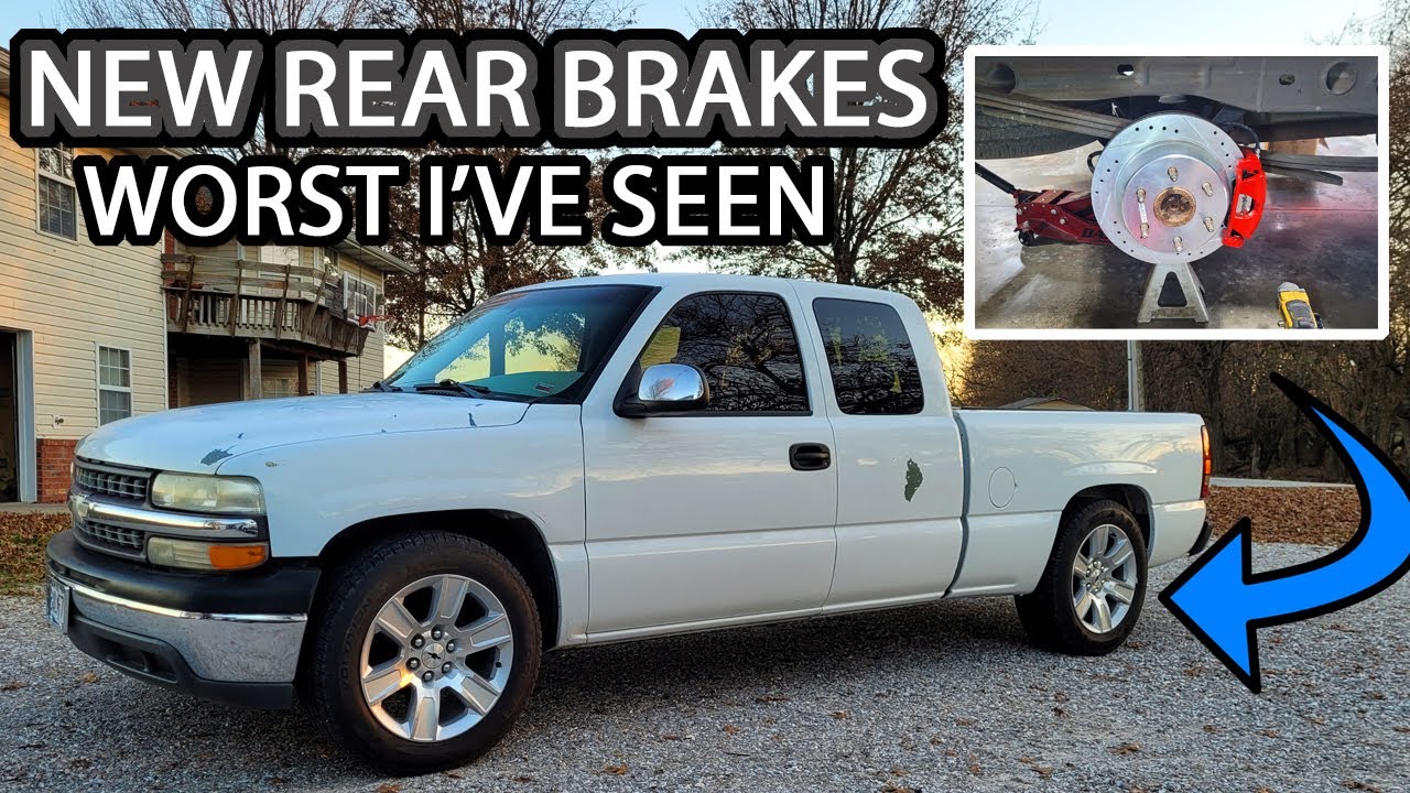 Worst Brakes I Have Ever Seen! (Bubble Eye Silverado Rear Brake ...