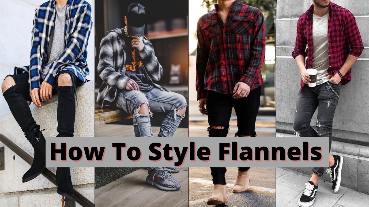 New Flannel Shirt Outfit Ideas For Men 2021 | Flannel Shirt | How To ...