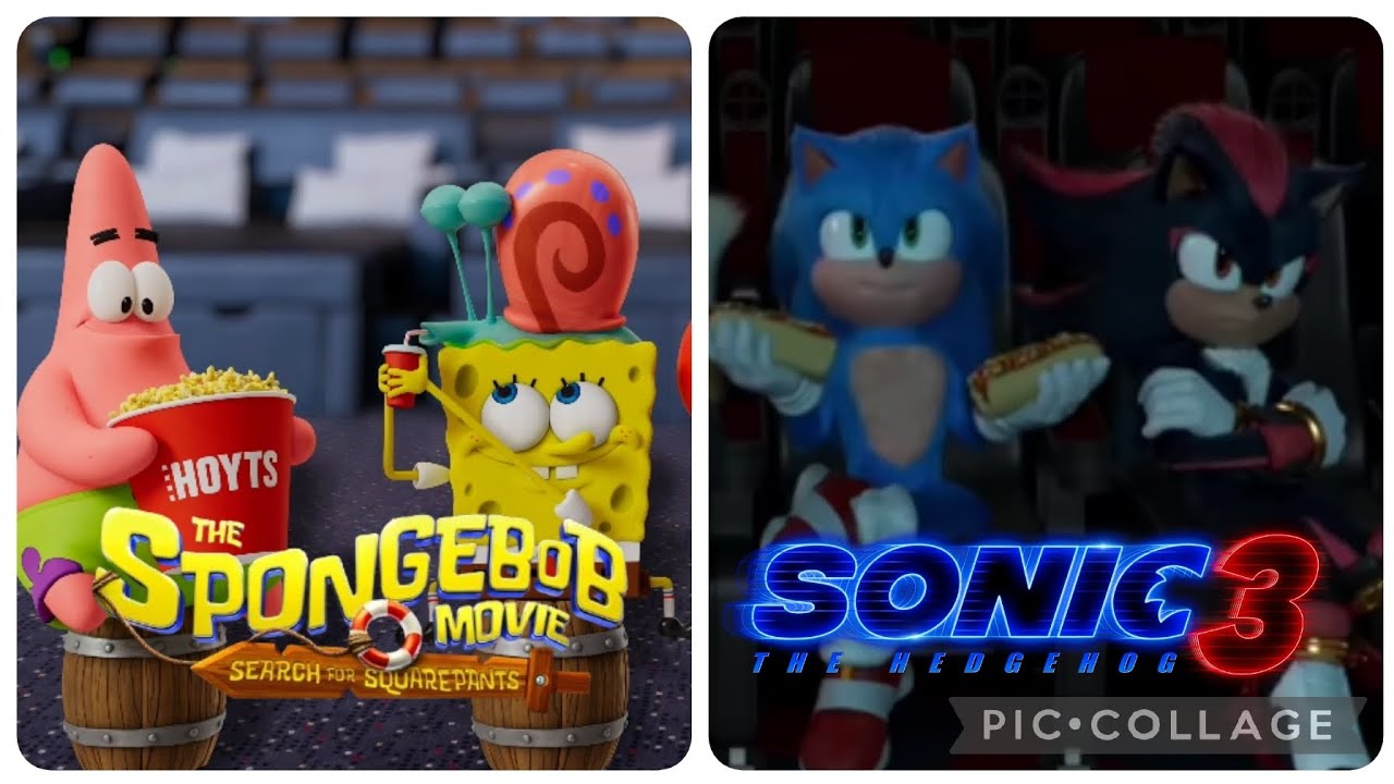 The SpongeBob Movie: Search For SquarePants & Sonic The Hedgehog 3: 12 ...