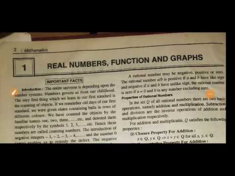 for teachers only...real numbers functions and graphs lecture 1 - YouTube