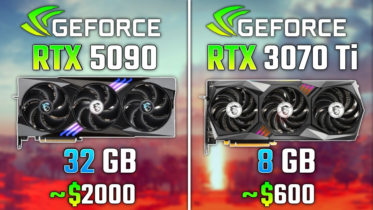 NVIDIA RTX 5090 vs RTX 3070 Ti | Test in 6 Game - YouTube