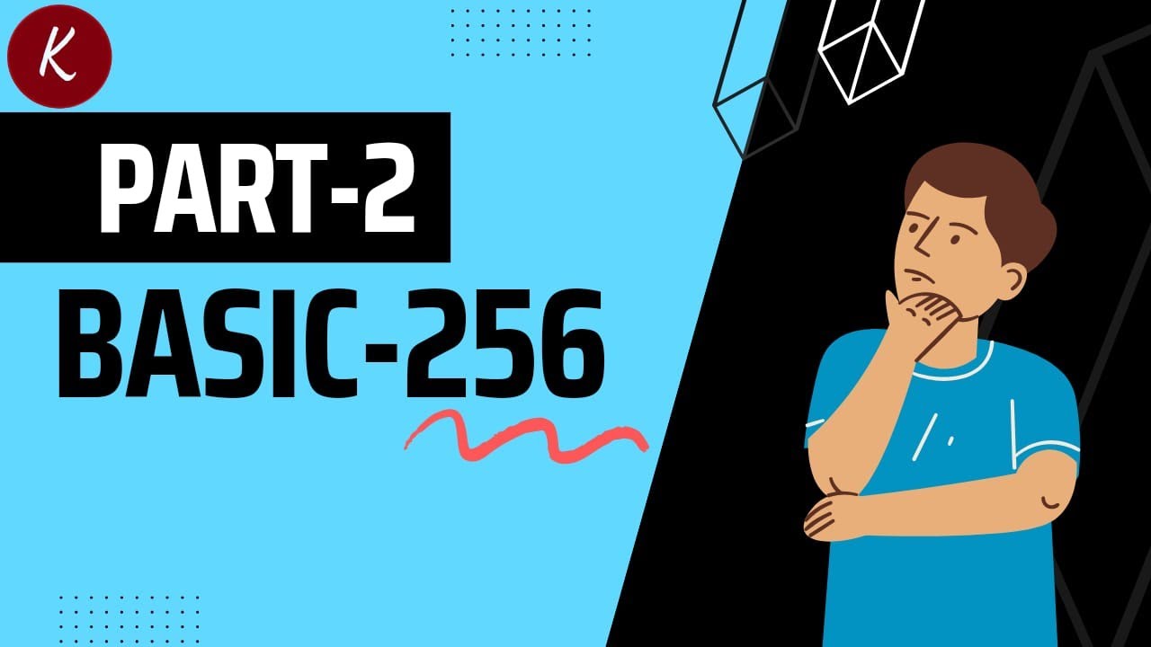 How To Use INPUT In BASIC 256 CONDITIONAL STATEMENTS Part 2 How To Use INPUT In BASIC 256 CONDITIONAL STATEMENTS Part 2
