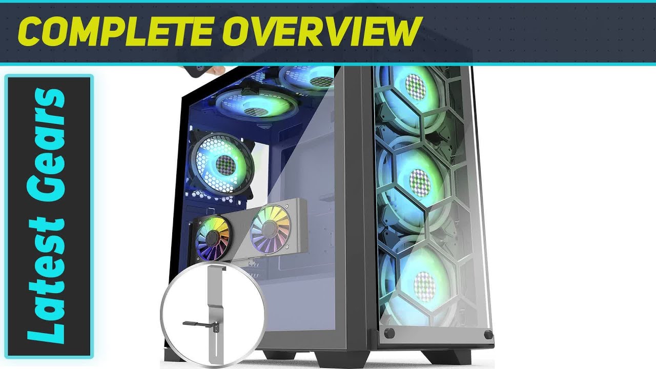 MUSETEX 5×140mm & 1×120mm ARGB Fans Mid-Tower Case: The Ultimate RGB ...