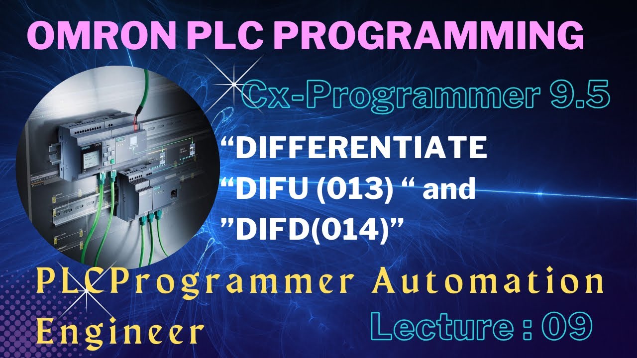 Differentiate DIFU (013) and DIFD (014) and in Omron PLC programming ...