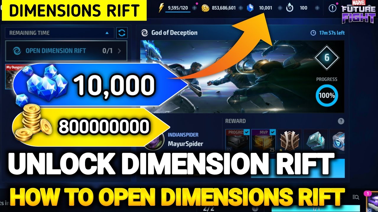 how to unlock Dimensions Rift Marvel Future Fight - YouTube