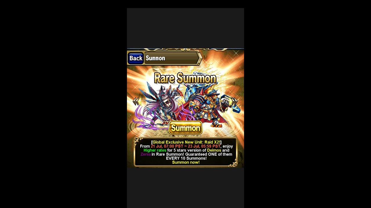 Brave Frontier: Rare Summons - New Global Exclusive Units Part 2 ...