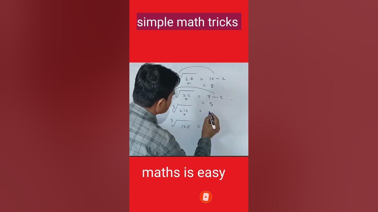 simple math tricks|| square root tricks #trending# maths tricks #short ...