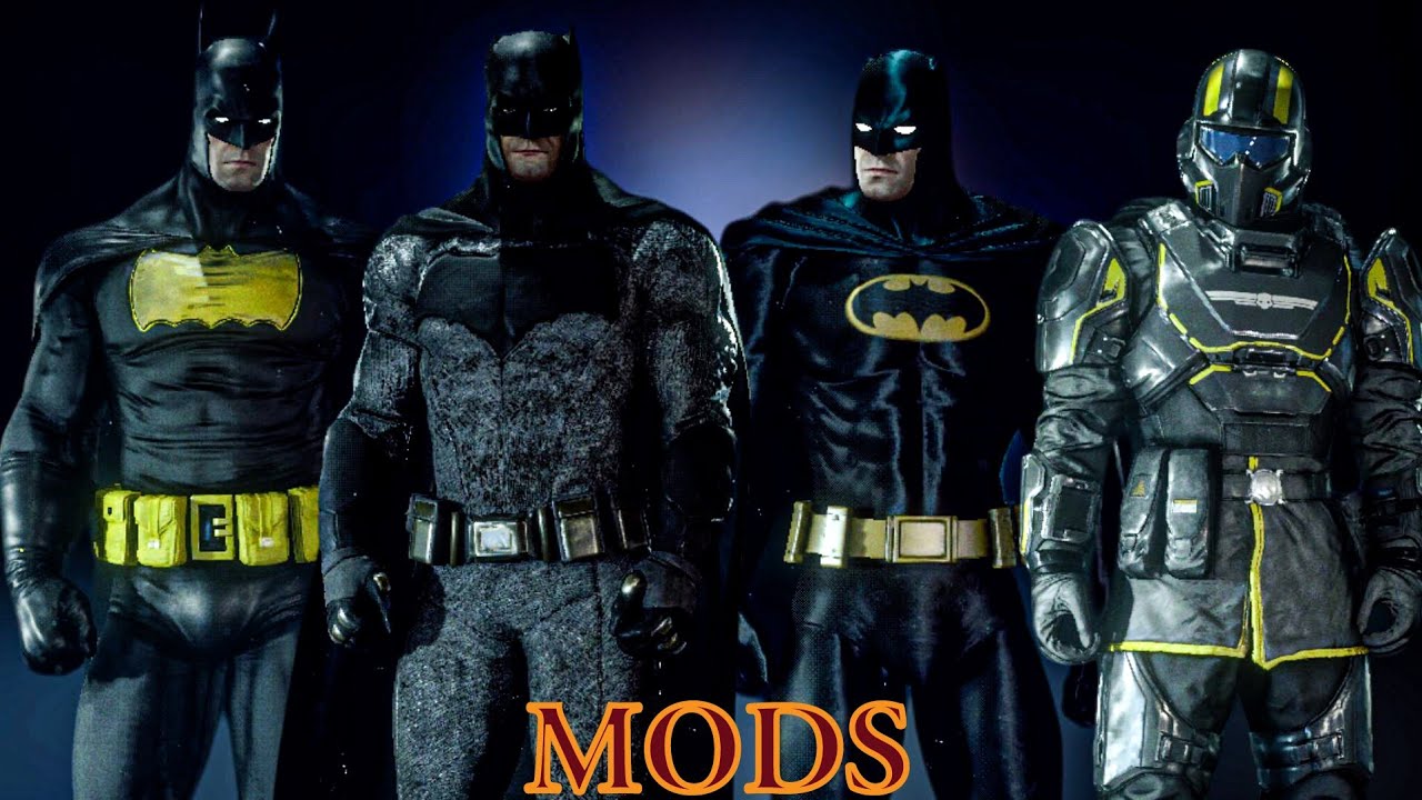 New Arkham Knight Mod Suit Ups Bundle Showcase Combat and Display - YouTube