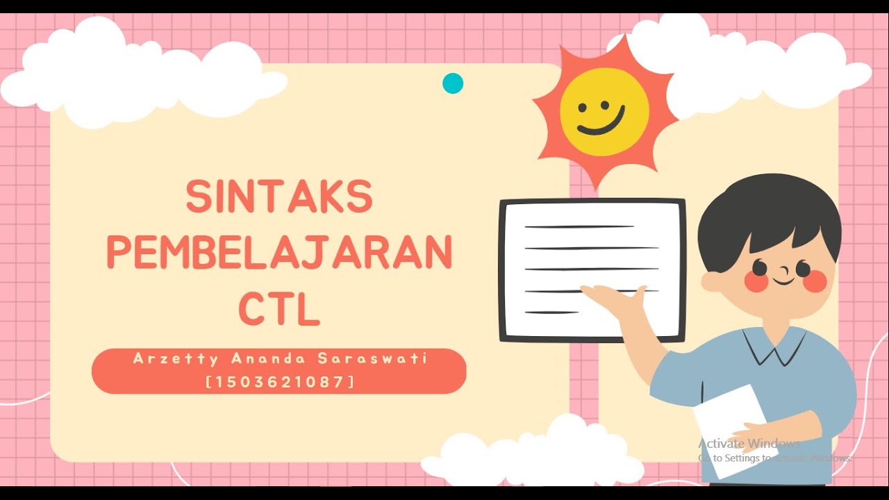 SINTAKS PEMBELAJARAN CTL - YouTube