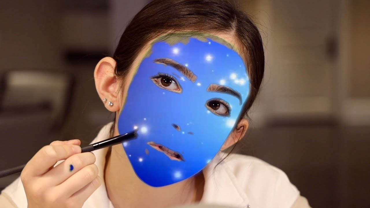 I MADE A GALAXY FACE MASK...THEN THIS HAPPENED! - YouTube
