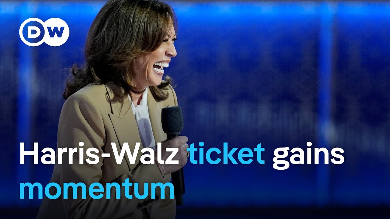 Democrats get behind Harris at the Chicago DNC | DW News - YouTube