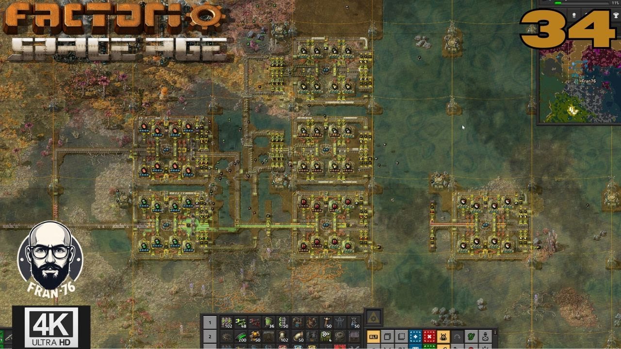 Aprendiendo como manejar el desperdicio de Gleba - Factorio Space Age ...