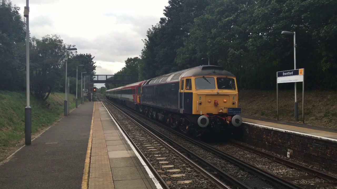 (HD) Class 442 Drag & Class 47 stock move at Brentford - 31/8/16 - YouTube