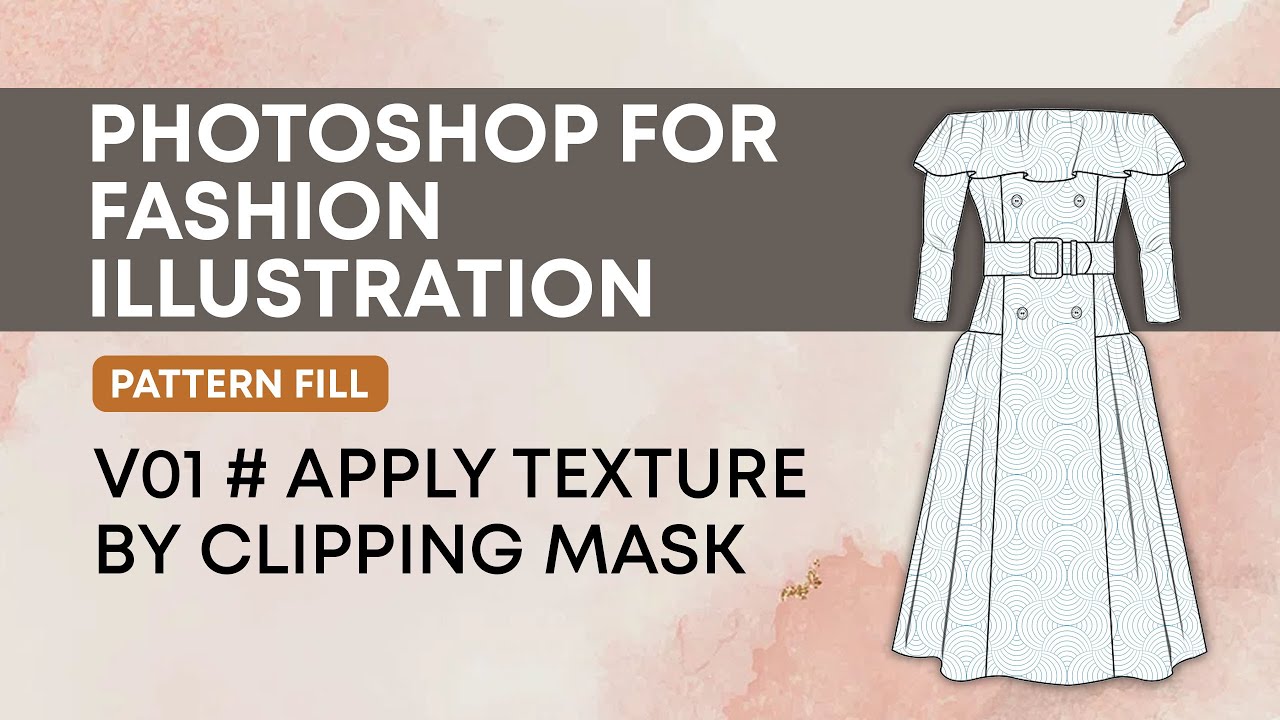 Photoshop For Fashion Illustration | Pattern Fill | Apply Texture by ...