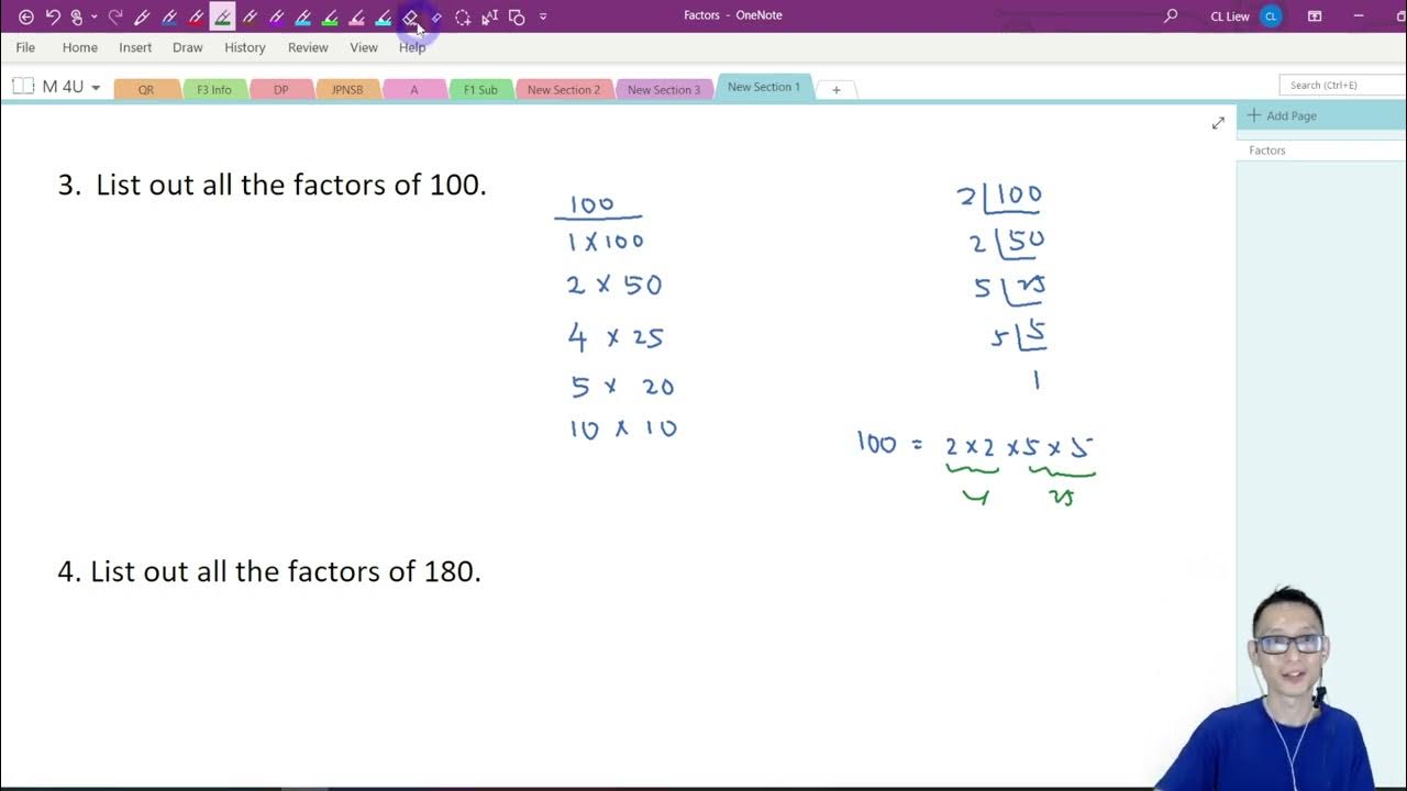 F1 Maths C2, Factors (V24) - YouTube