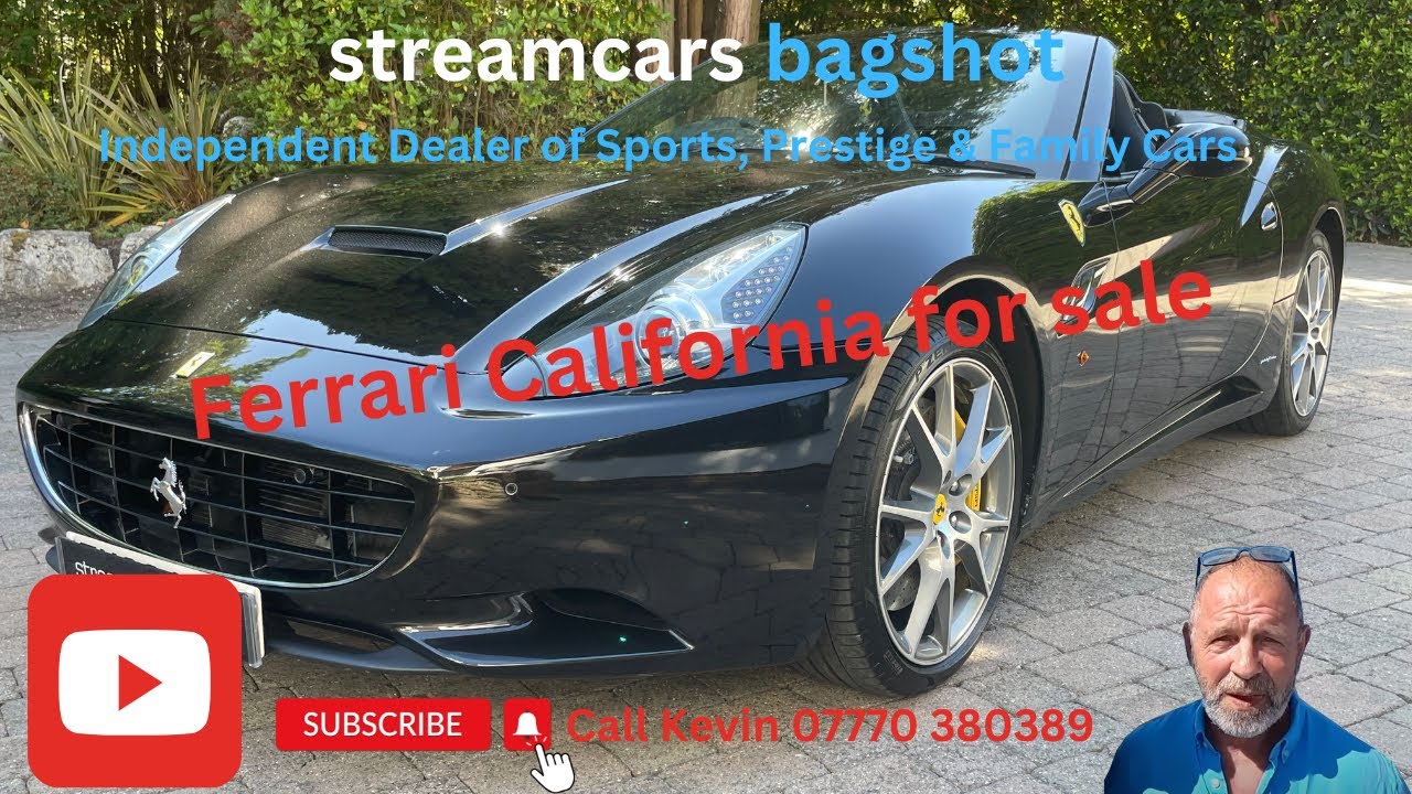 2011 Ferrari California II for sale at Stream Cars Bagshot - YouTube