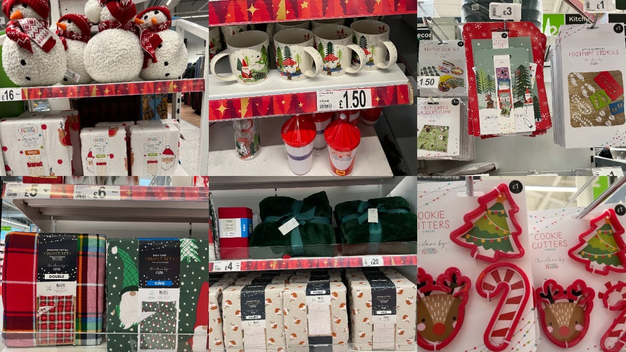 ASDA CHRISTMAS HOMEWARE COLLECTION WITH PRICE DEC 2023 | GEORGE HOME ...