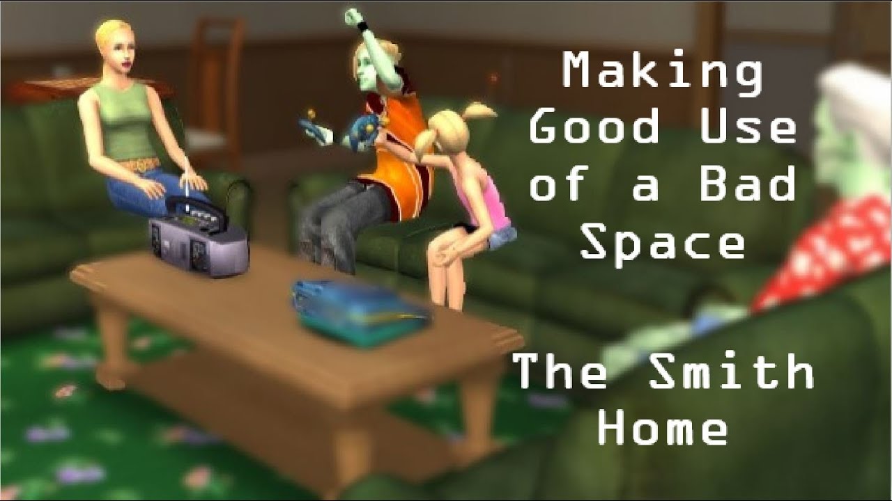 Making Good Use of a Bad Space--Redesigning the Smith Home--The Sims™ 2 - YouTube