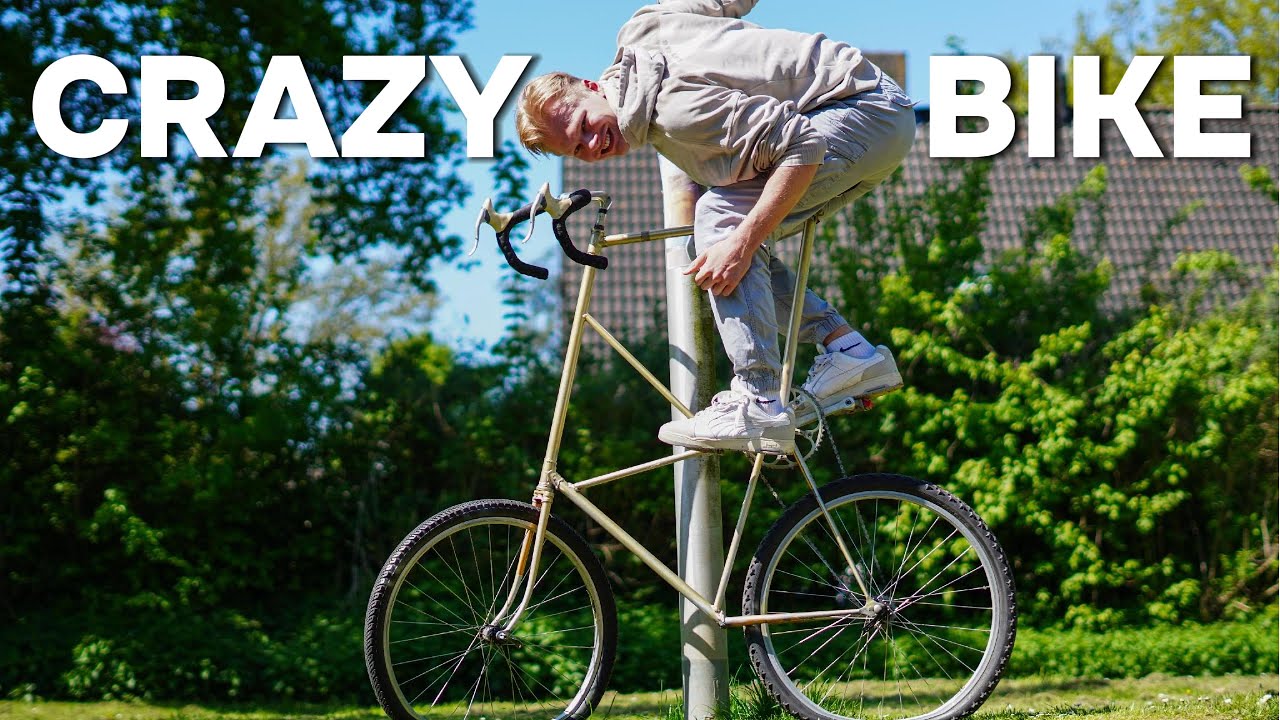 BUILDING A CRAZY TALL BICYCLE - YouTube