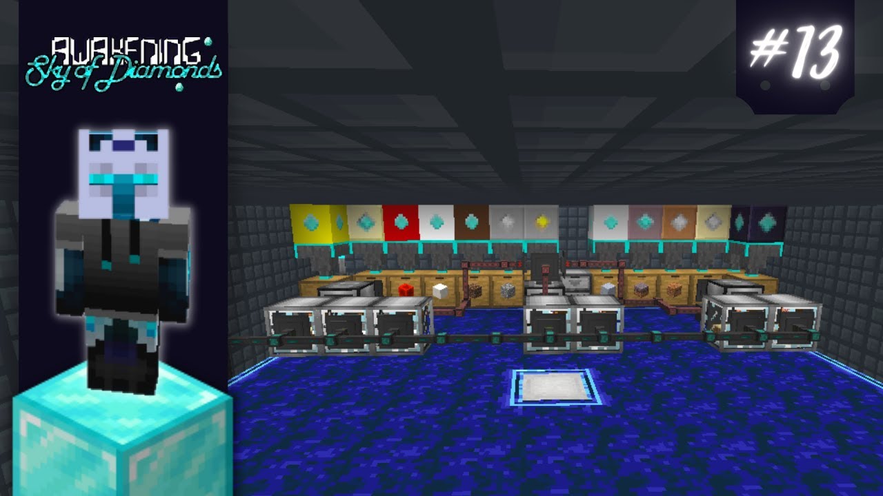 [ Minecraft ] Sky of Diamonds : Auto Heavy Sieve #13 - YouTube