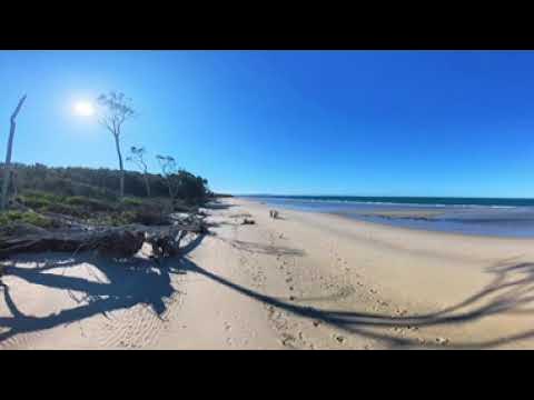 Insta360 X3. VR Red Beach, Bribie Island. - YouTube