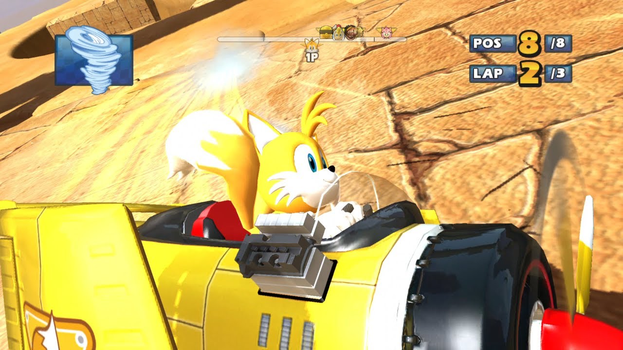 TAILS Sandy Drifts 3 Laps Expert (Request) Sonic & SEGA All Stars ...