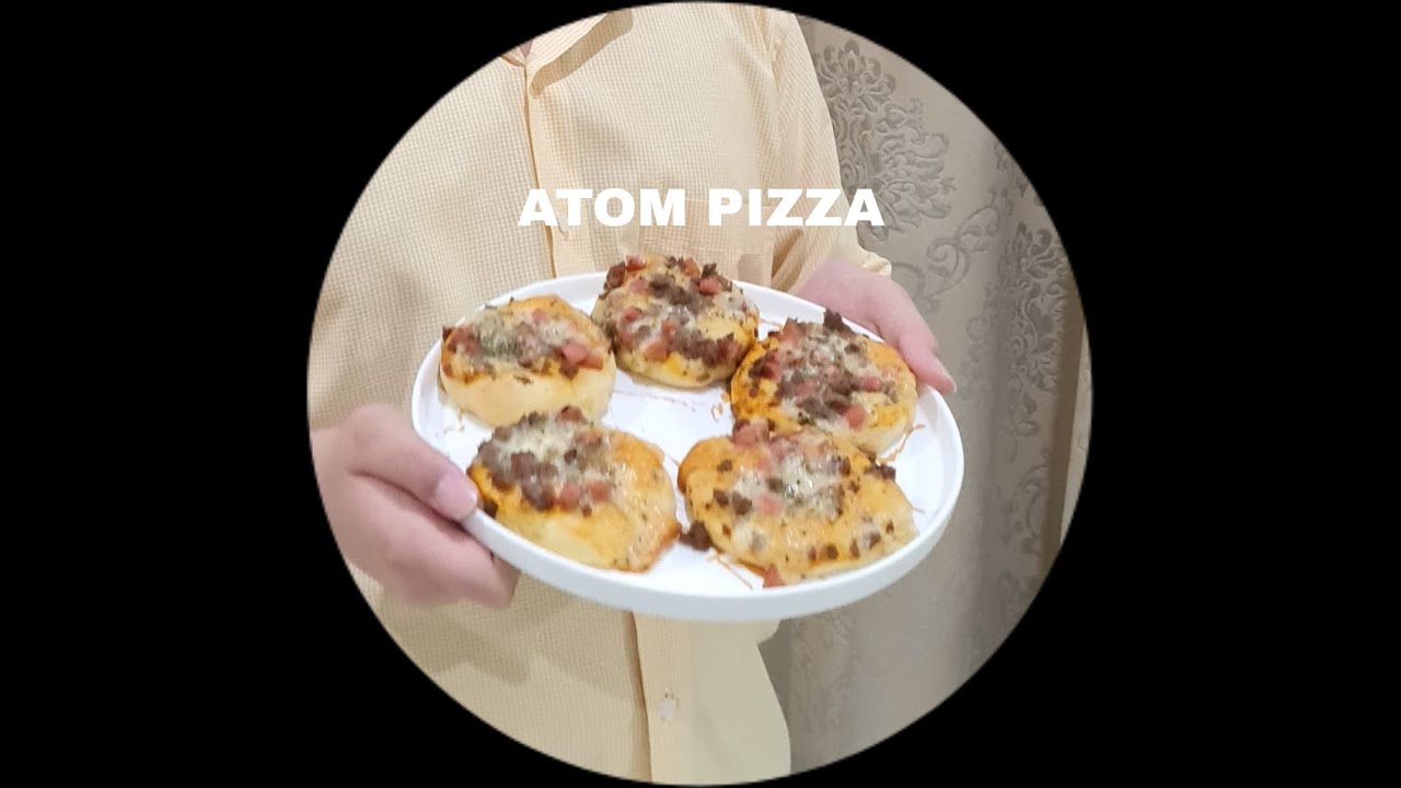 Cara membuat atom pizza(mini pizza) - YouTube