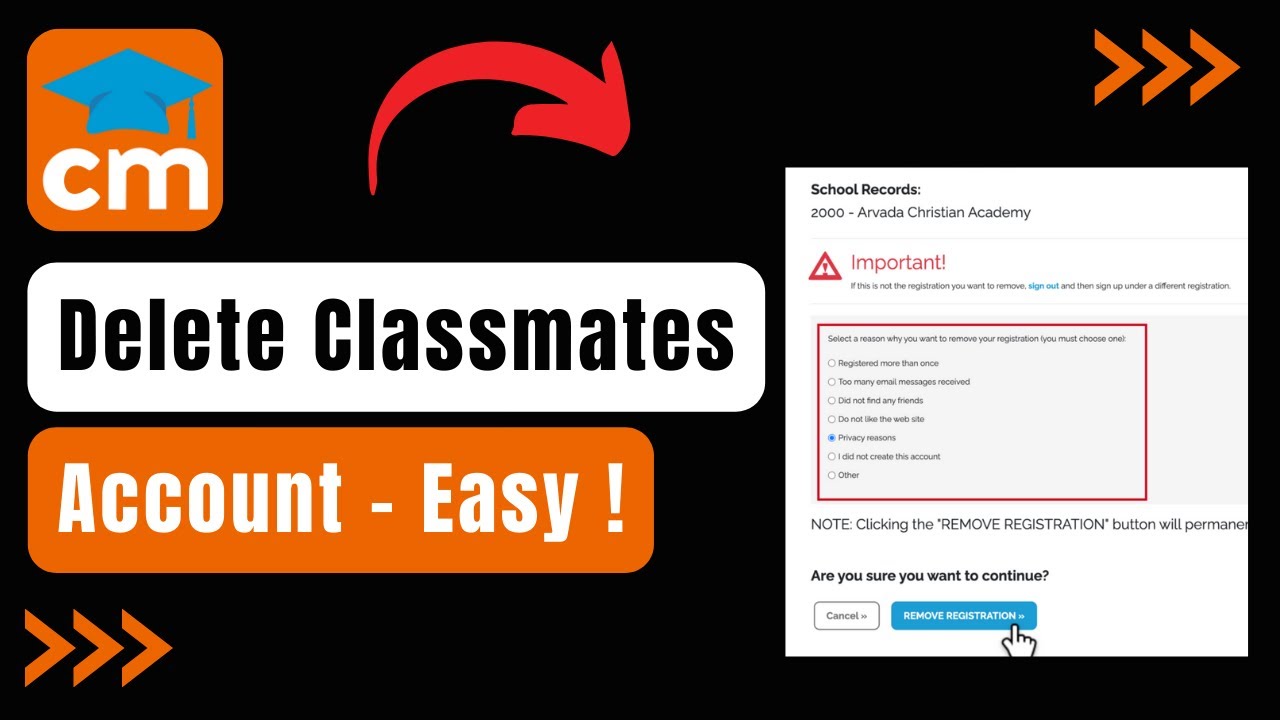 How to Delete Account Classmates.com ! - YouTube
