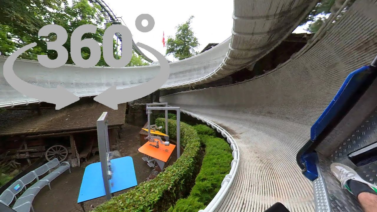 Schweizer Bobbahn - Europa-Park - 360° Onride POV - YouTube