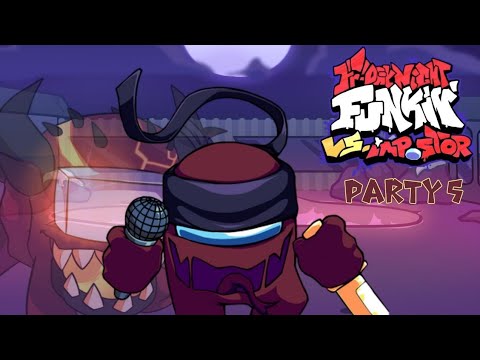 RED GAMEPLAY HC FNF IMPOSTOR V4 PARTY 5 - YouTube