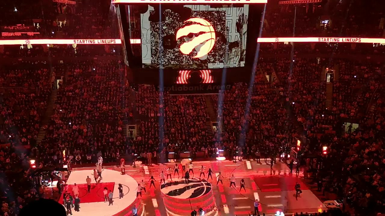 2019-20 Season Opener Toronto Raptors Players Introduction - YouTube