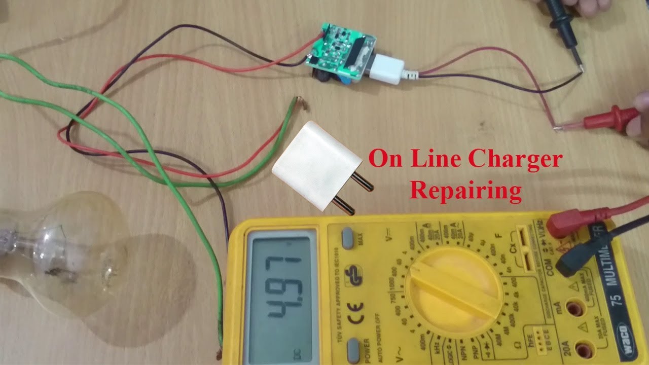 how to repair mobile charger online - YouTube