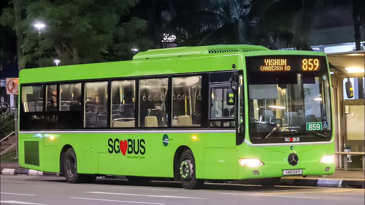 SMB94P 859/T TOWER TRANSIT SINGAPORE MERCEDES BENZ OC500LE (LOUD ZF ...