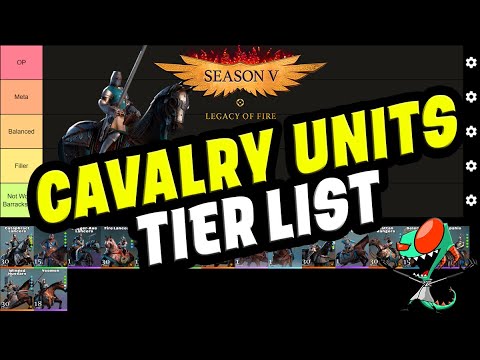 Conqueror's Blade - Cavalry Units Tier List (Season 5) - YouTube
