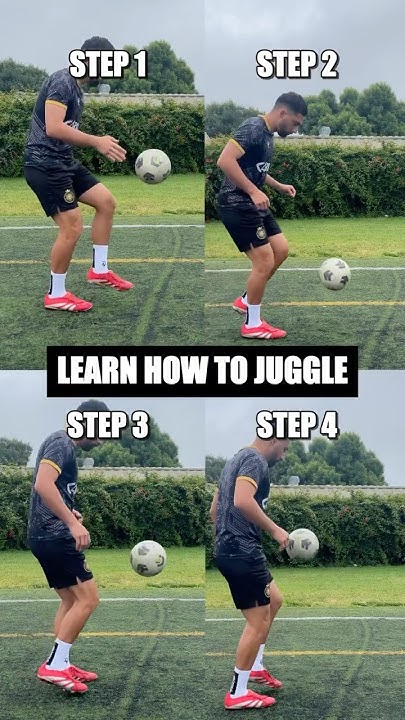 How To Juggle A Soccer Ball (Beginner Tutorial) - YouTube