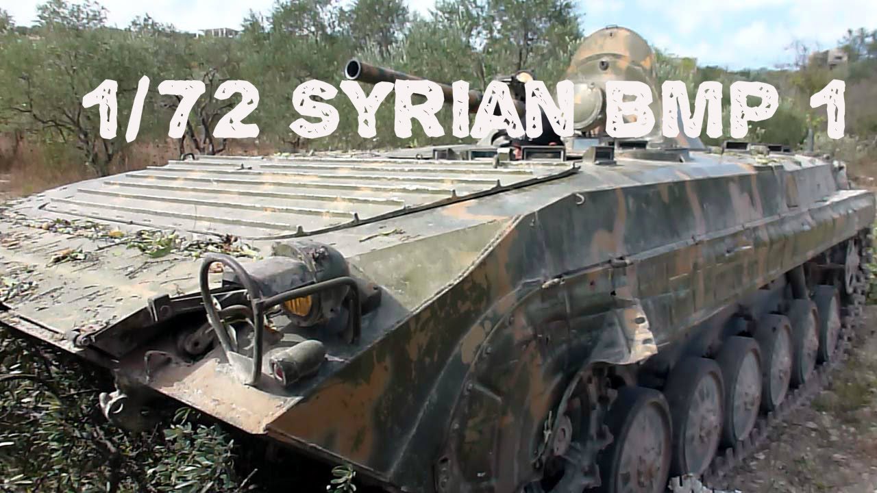 1/72 Syrian Bmp 1 - YouTube