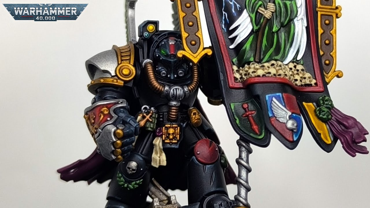 Dark Angels Terminator Ancient - Warhammer 40k - YouTube