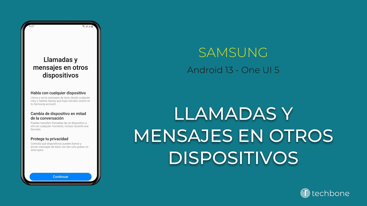 Permitir Llamadas y Mensajes en Otros Dispositivos - Samsung [Android ...