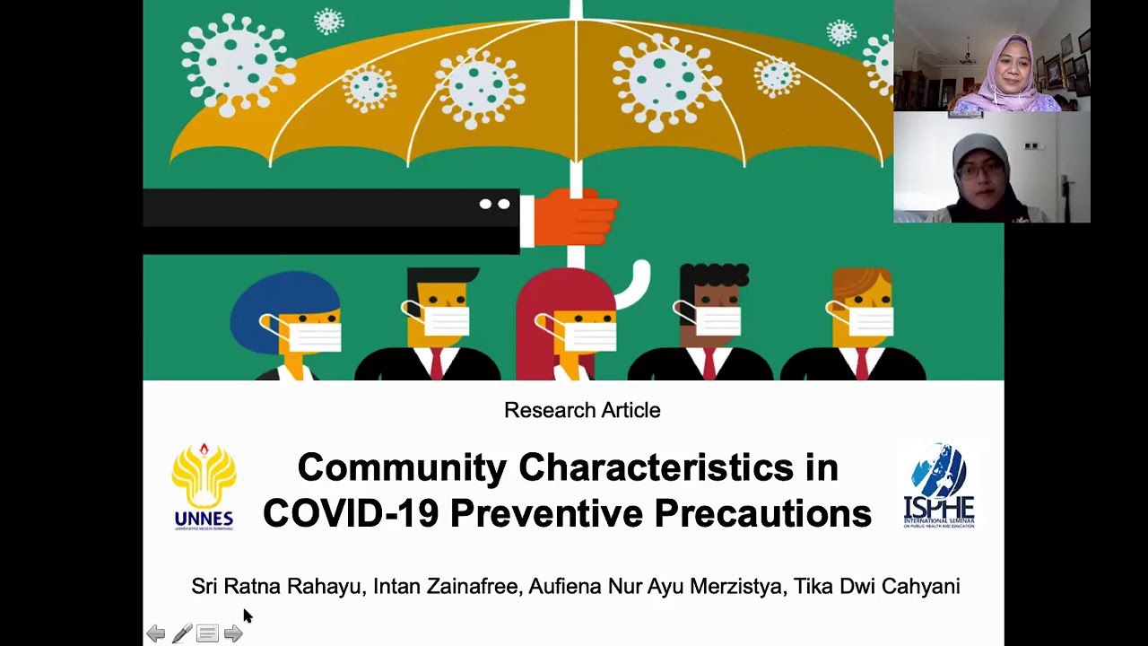 Community Characteristics in COVID-19 Preventives Precautions (ISPHE 2020) - YouTube