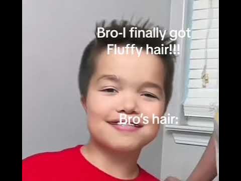 Bro-I finally got Fluffy hair!!! - YouTube